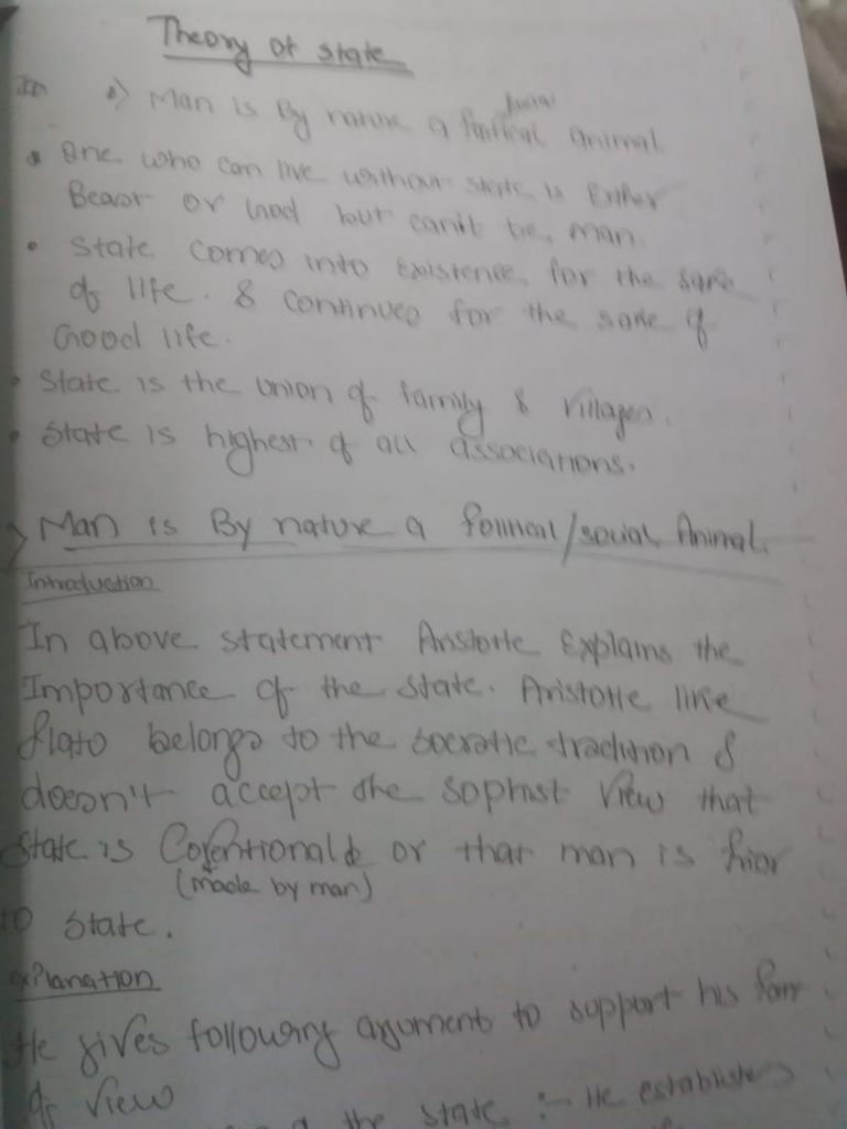 Subhra Ranjan IAS Political Science Optional Handwritten Class Notes ...