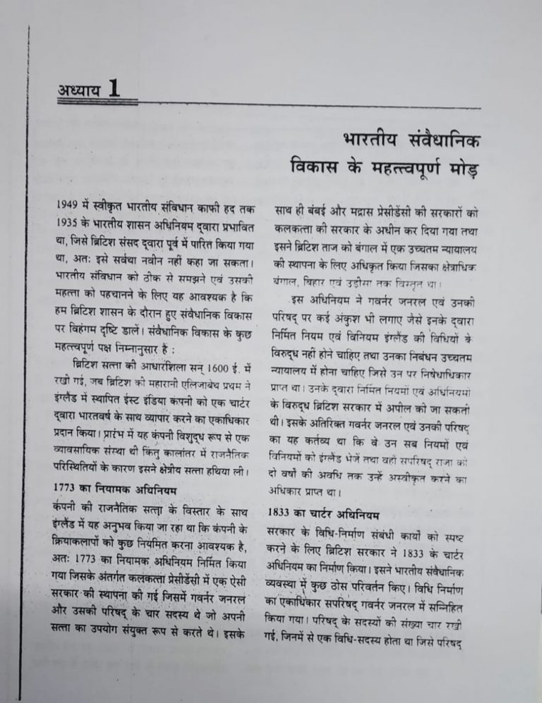 [OLD NCERT] – POLITY(Hindi) – STD. 6 to 12