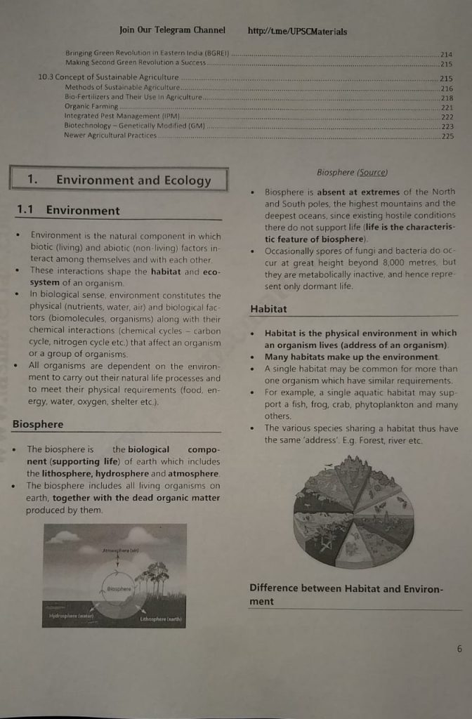 PMF IAS Environment GS Notes