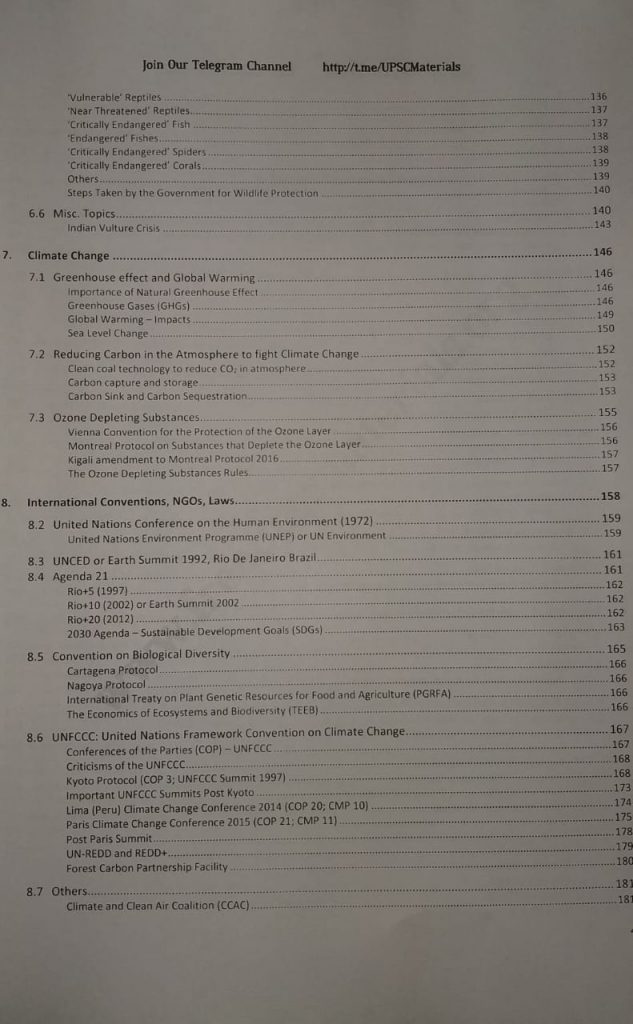 PMF IAS Environment GS Notes