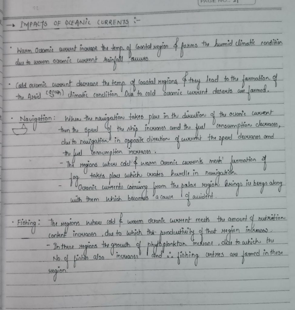 Rajasthan RAS(PCS) Mains(Indian & World) Geography Handwritten Class ...