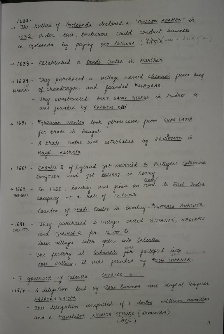 Rajasthan RAS(PCS) Mains Modern History Handwritten Class Notes by ...