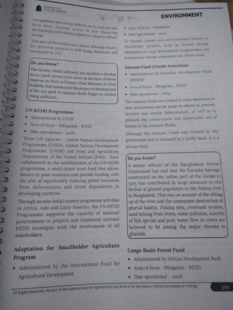 SHANKAR IAS ENVIRONMENT (8th Revised Edition)- January ,2021