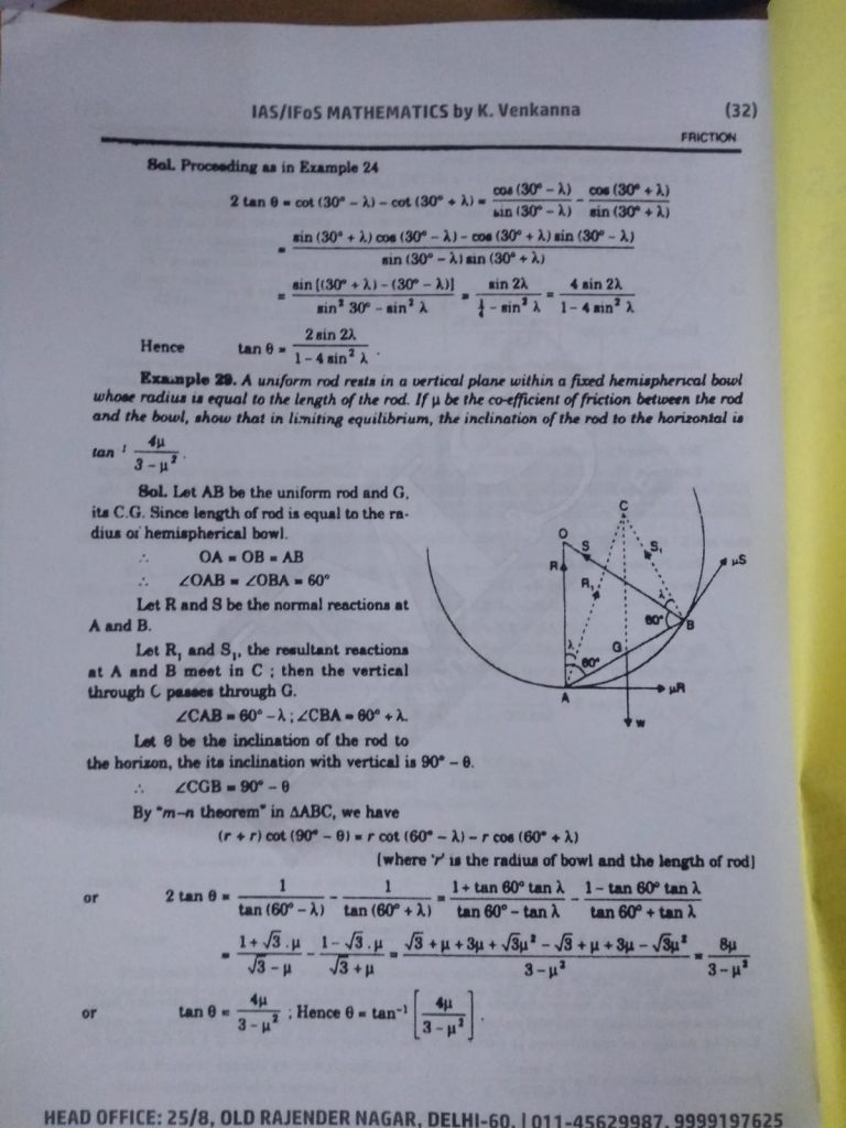 IMS Mathematics Optional Class Notes- 2022