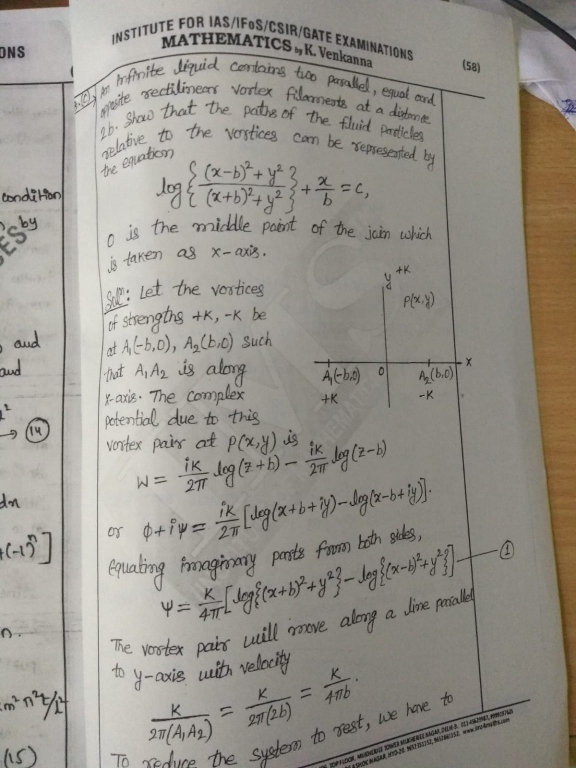 IMS Mathematics Optional Class Notes- 2022