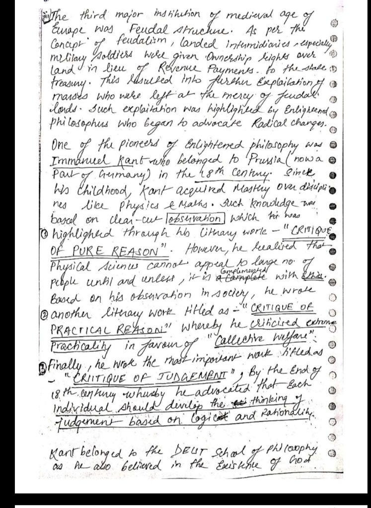 GS Score History Optional Handwritten Class Notes(Including Map ...