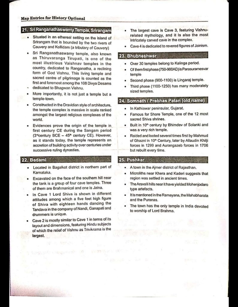 GS Score History Optional Handwritten Class Notes(Including Map ...