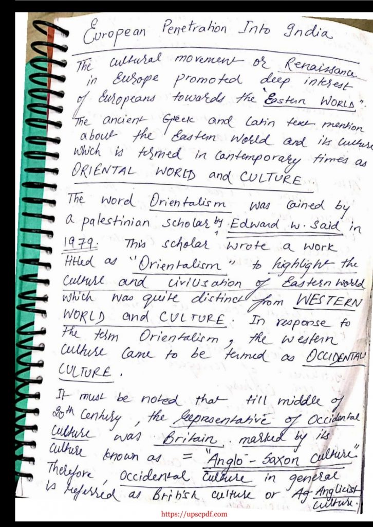 GS Score History Optional Handwritten Class Notes(Including Map ...