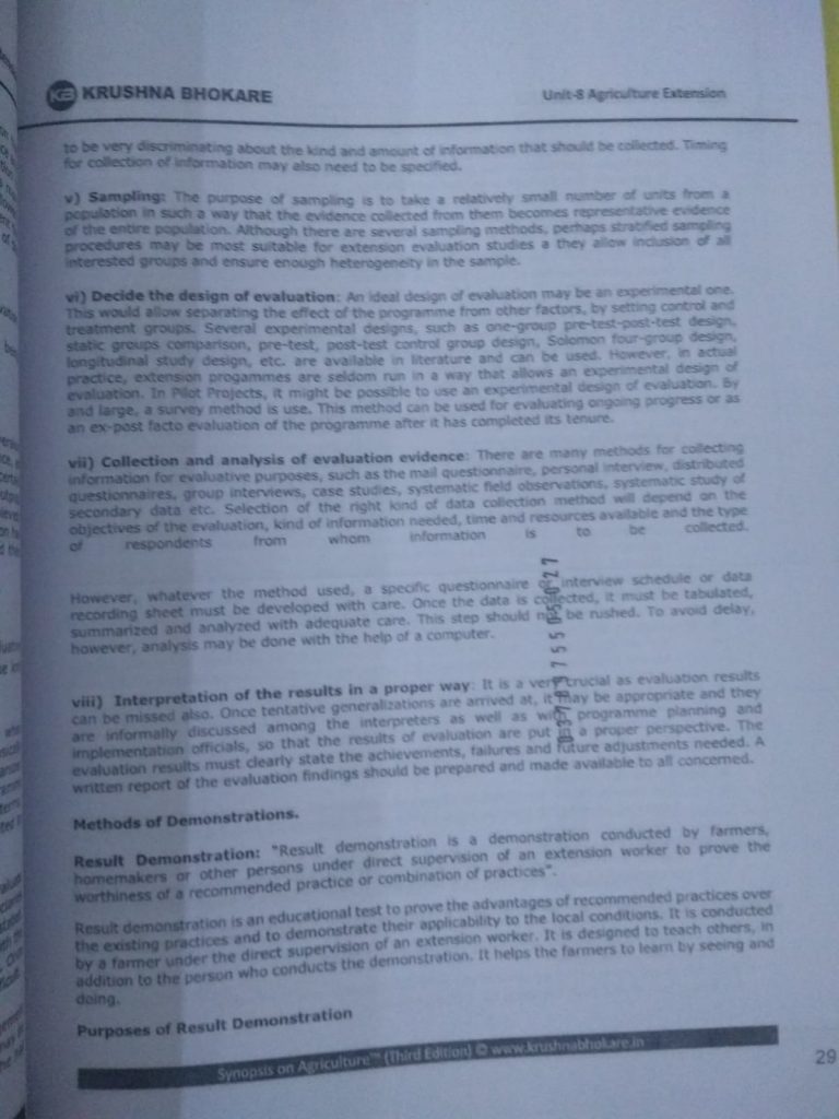 Krushna Bhokare- Agriculture Study Material- CSE/IFOS/State Exams- 2022 ...