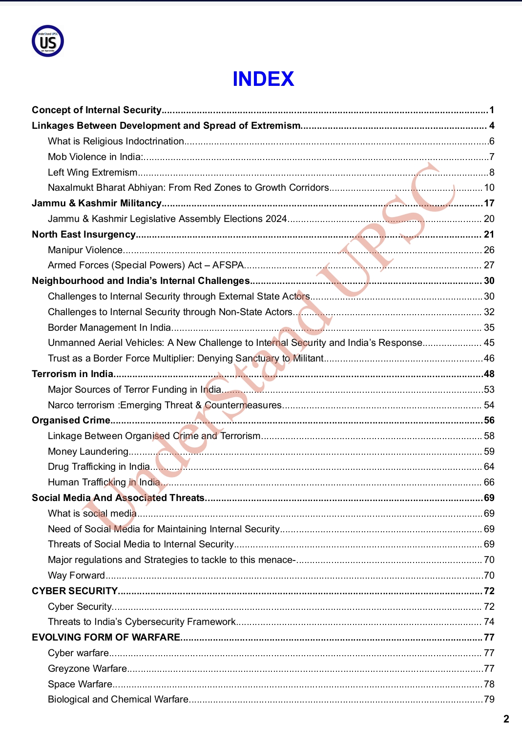 UnderStand UPSC Conquer Mains (Internal Security)
