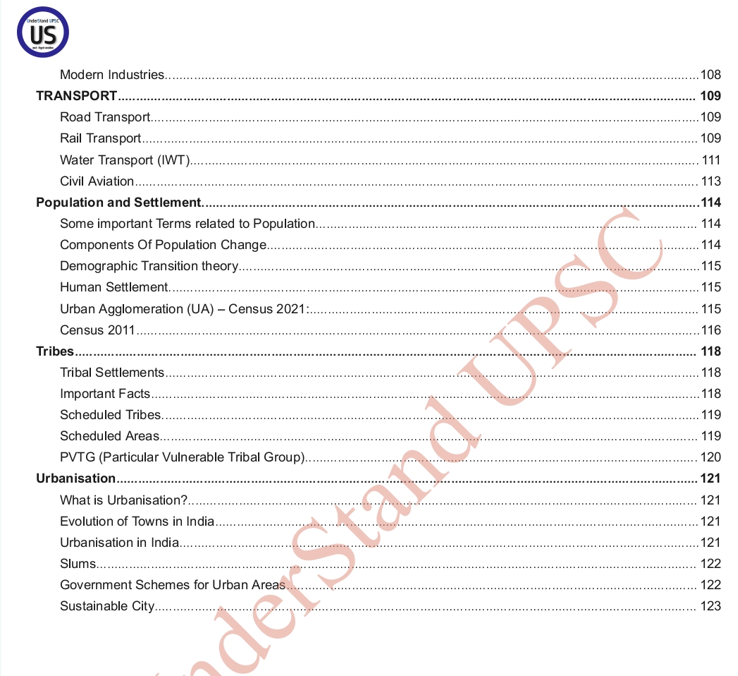 UnderStand UPSC (Indian Geography) Prelims-2026